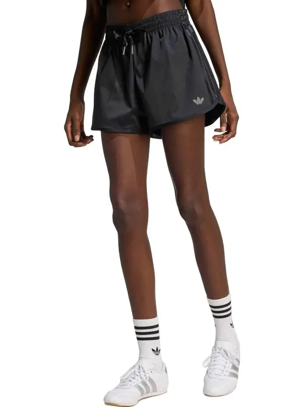 Adidas Pearl Jacquard Sprinter Shorts - Black
