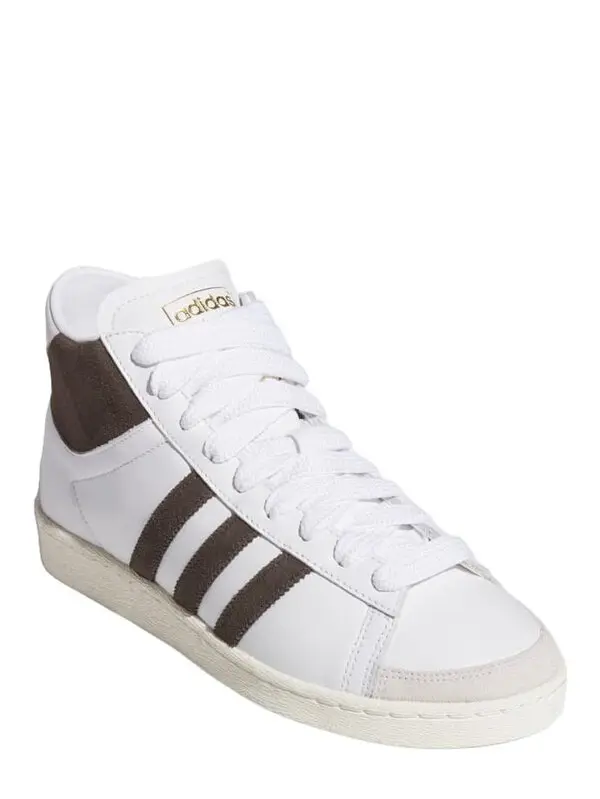 Adidas Jabbar Hi Top Sneakers - Cloud White / Aurora Coffee / Off White