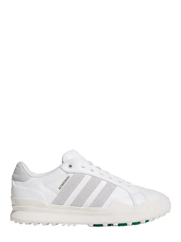 Adidas Retrocross Gripmore Spikeless Golf Shoes - Cloud White / Dash Grey / Court Green