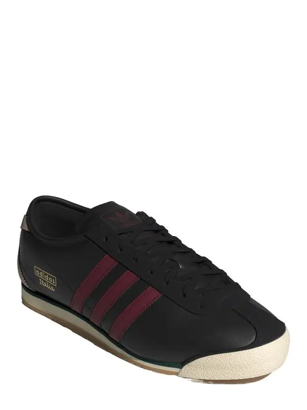 Adidas Italia 70s Low Top Sneakers - Core Black / Shadow Red / Wonder Beige