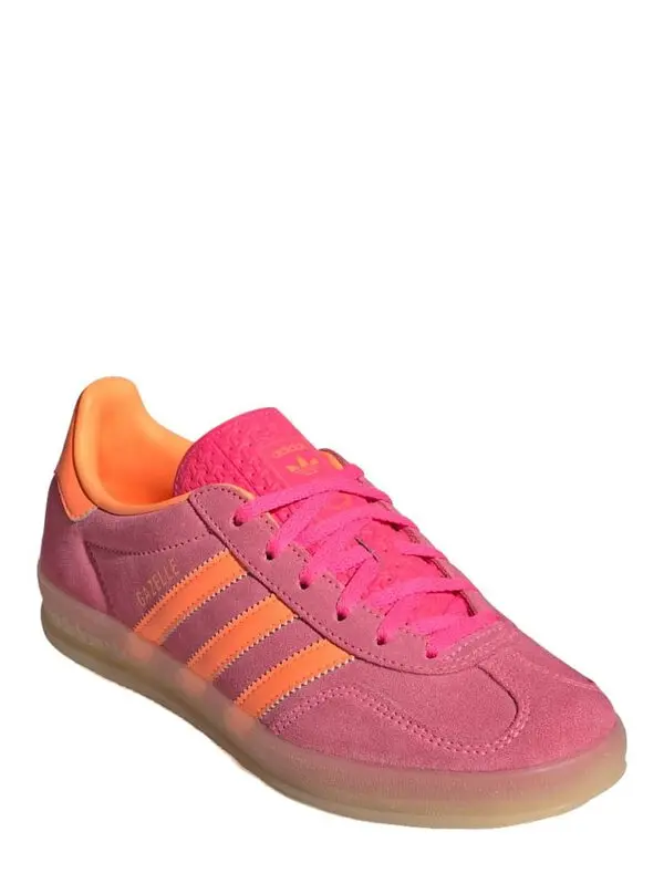 Adidas Gazelle Indoor Sneakers - Lucid Pink / Lucid Orange / Gum