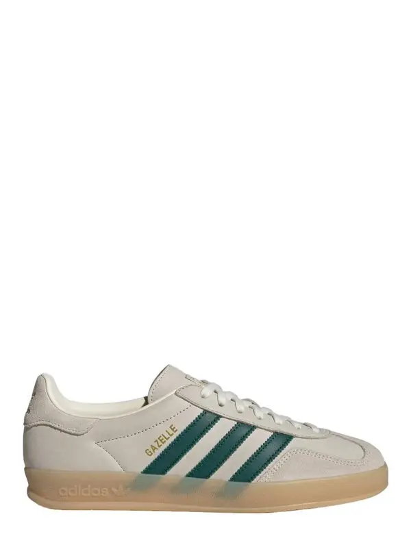 Adidas Gazelle Indoor Sneakers - Cream White / Collegiate Green / Gum