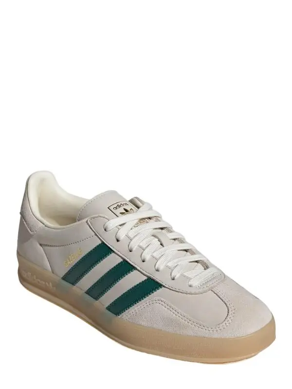 Adidas Gazelle Indoor Sneakers - Cream White / Collegiate Green / Gum