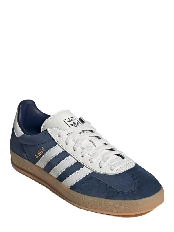 Adidas Gazelle Indoor Shoes - Night Indigo / Core White / Gum