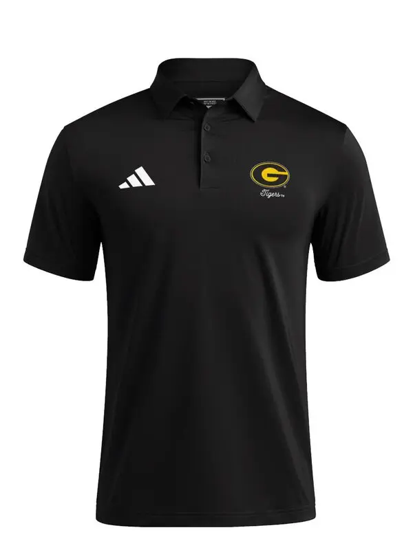 Adidas Grambling Ultimate365 Solid Polo - Black / White / Ncaa-gra-7gs