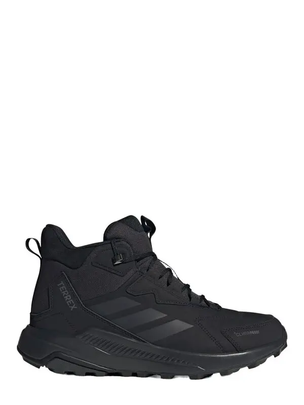 Adidas Leather Mid Climaproof Hiking Shoes - Core Black / Carbon / Grey Four