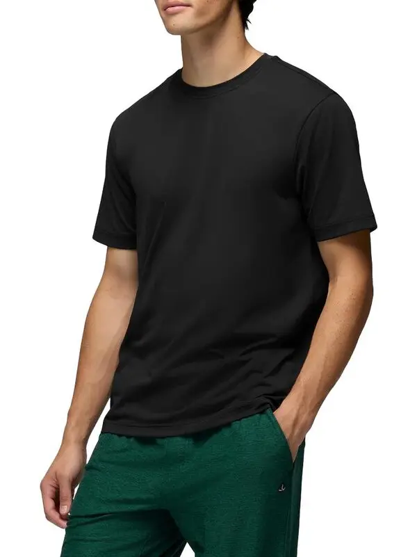 Prana Equalize Crewneck T-shirt - Black