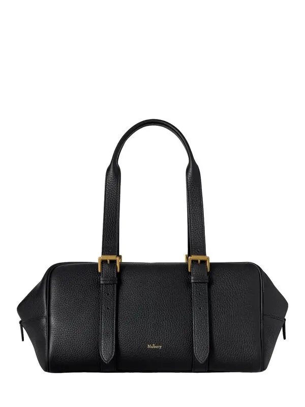 Mulberry Boston Heavy Grain Top Handle Bag - Black