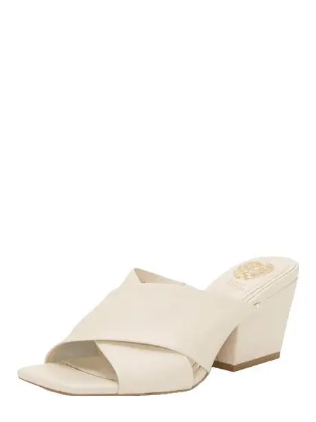 Vince Camuto Kespa Block Heel Sandal - Creamy White