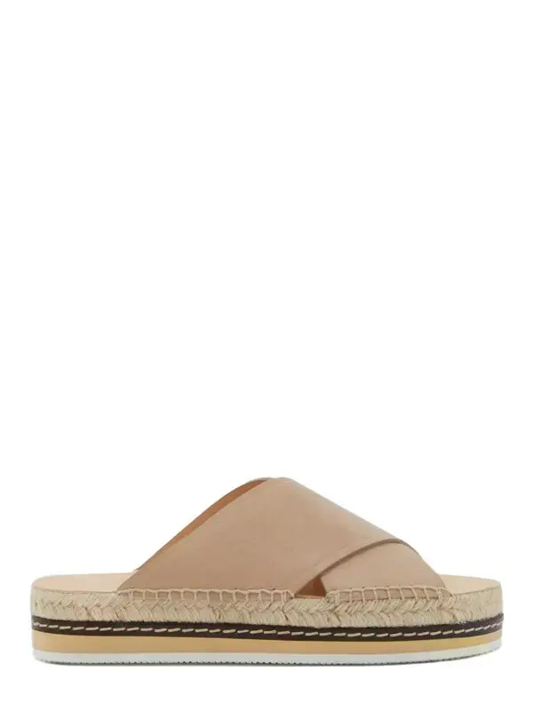 ODISSI Lily Criss-cross Espadrilles - Neutrals