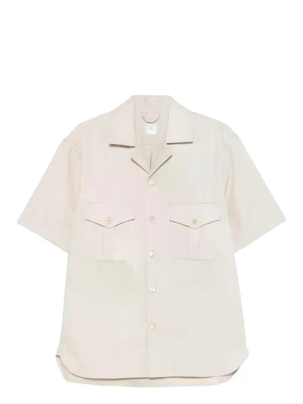 Eleventy Flap Pockets Shirt - Neutrals