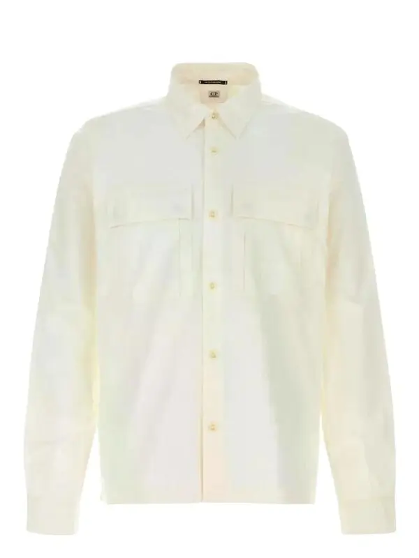 C.P. COMPANY Metropolis Gabardine Shirt - Neutrals