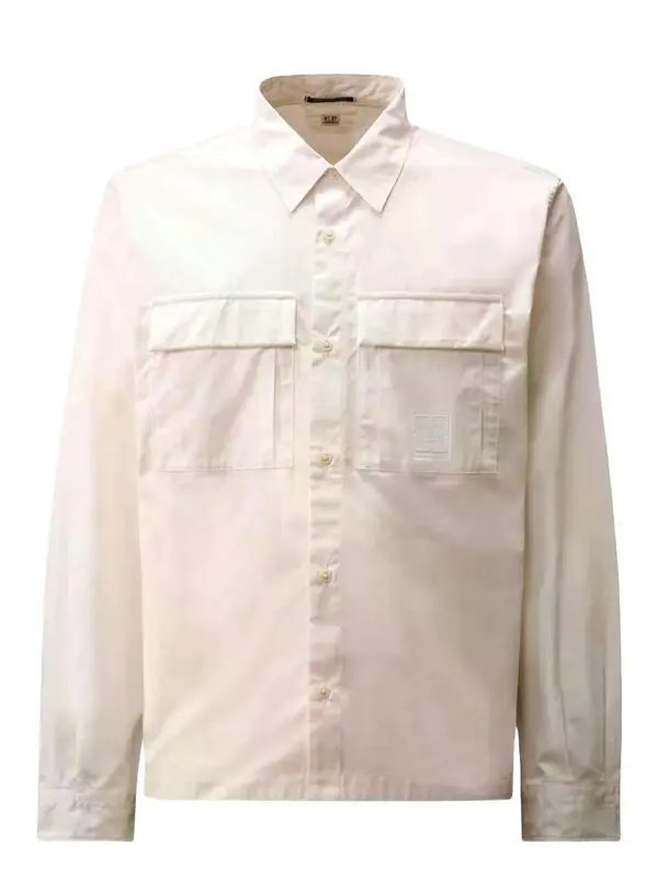 C.P. COMPANY Metropolis Gabardine Shirt - Neutrals
