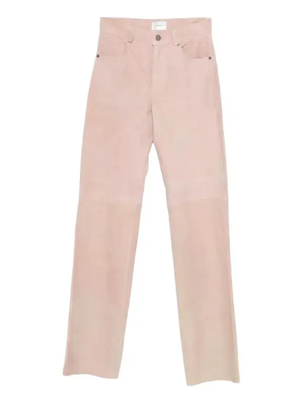 HAIKURE Suede Trousers - Pink