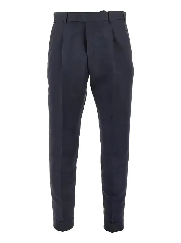 PT TORINO Pleated Trousers - Blue