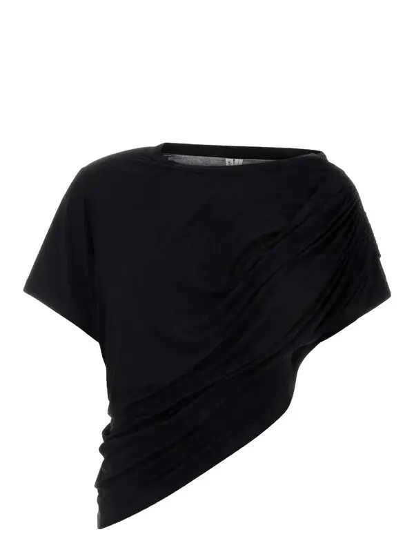 Gimaguas Daria Drapped Top - Black