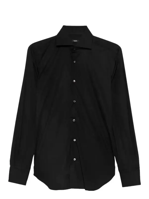 BARBA NAPOLI Buttoned Shirt - Black