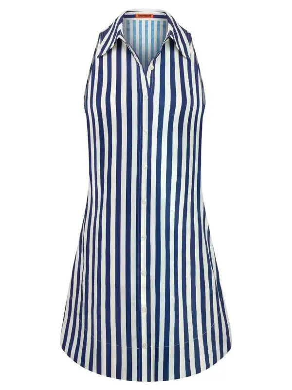 SIMONMILLER Loch Mini Dress - Blue