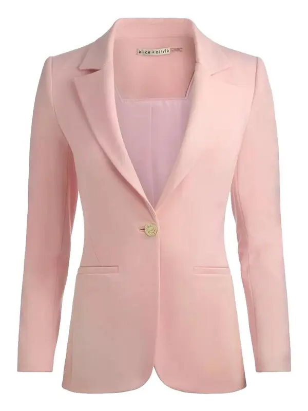 Alice + Olivia Blake Fitted Blazer - Pink
