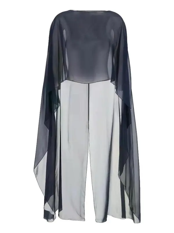 Antonelli Firenze Herve Draped Cape - Blue