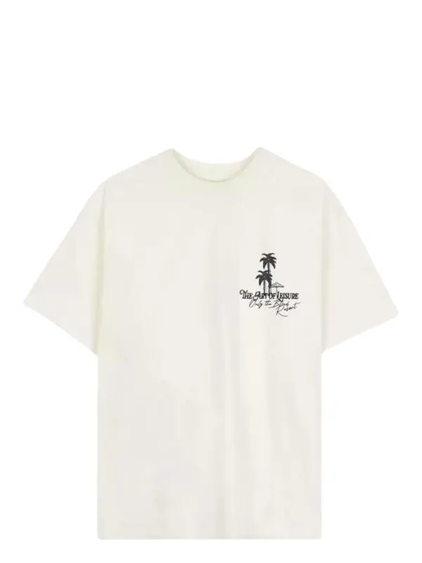 ONLY THE BLIND Graphic-print T-shirt - Neutrals