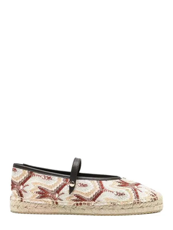 Missoni Patterned Strappy Espadrilles - Neutrals
