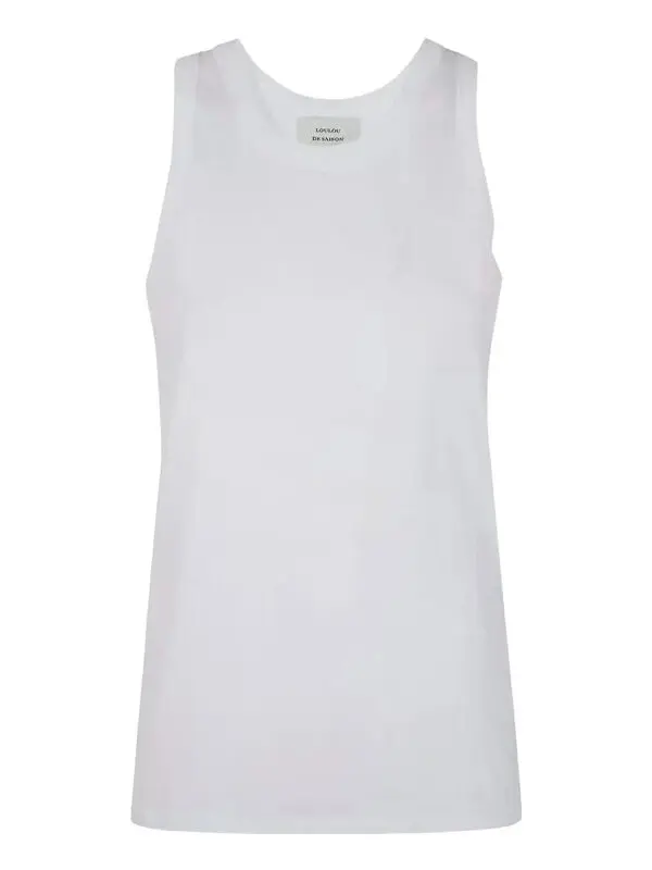 Loulou De Saison Round-neck Tank Top - White