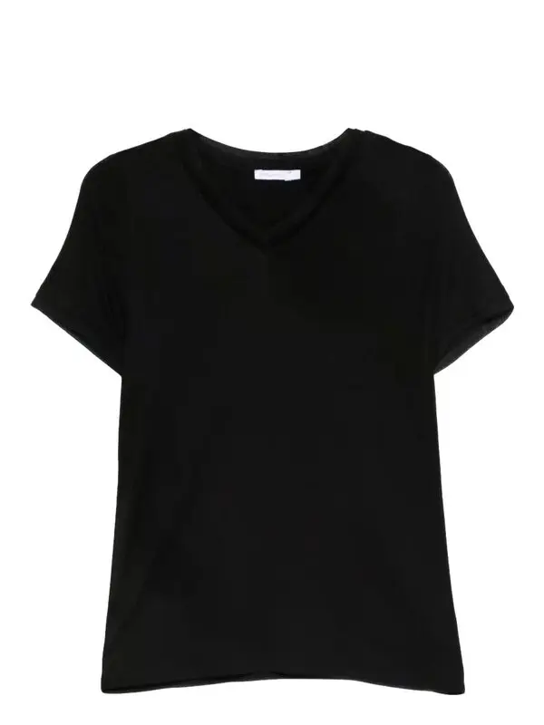 Patrizia Pepe V-neck T-shirt - Black
