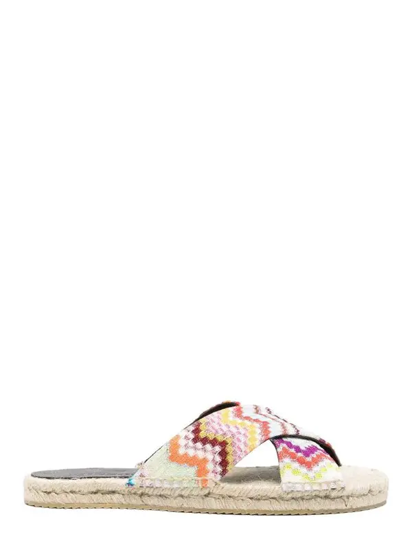 Missoni Criss-cross Espadrilles - White