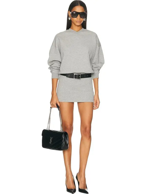 SEROYA Dionne Mini Dress - Heathered Grey