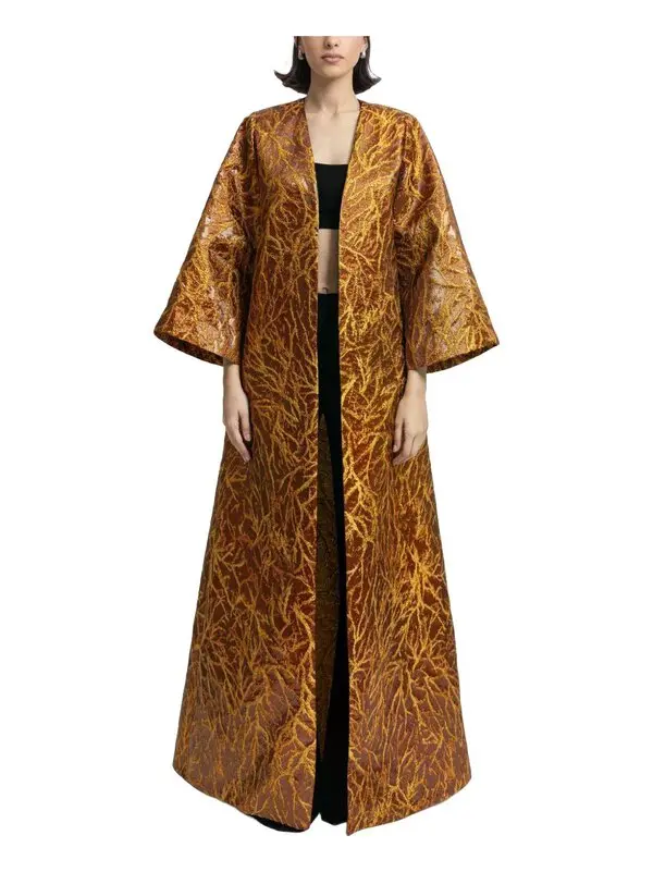 GEMY MAALOUF Structured Kaftan - Brown