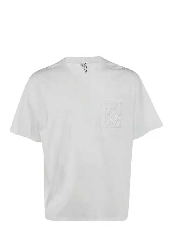 Loewe Cotton Embroidered T-shirt - White