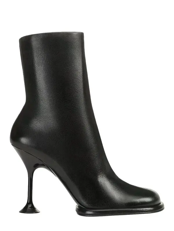 SERGIO ROSSI Orb Heel Boots - Black