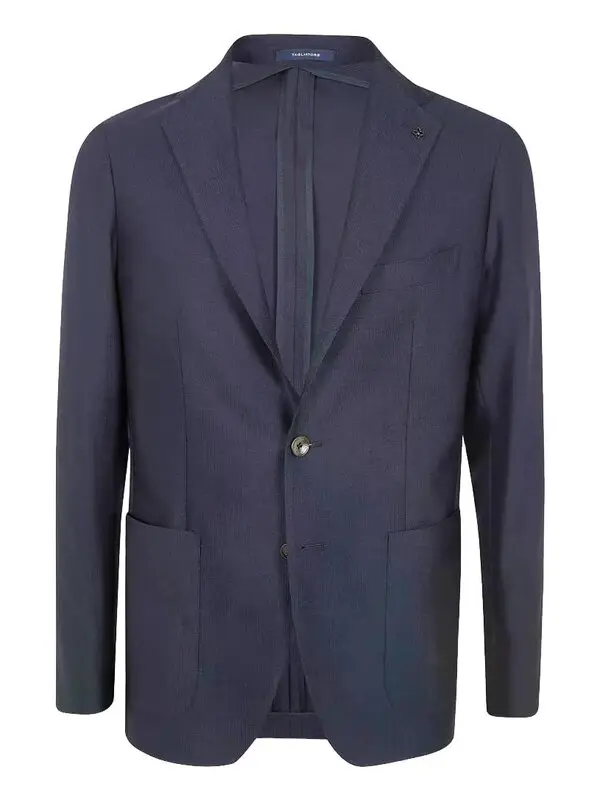 Tagliatore Notched-lapel Jacket - Blue