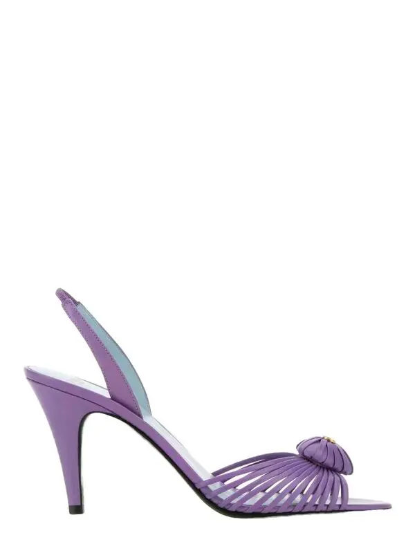 Valentino Garavani Royal Leather Sandals - Purple