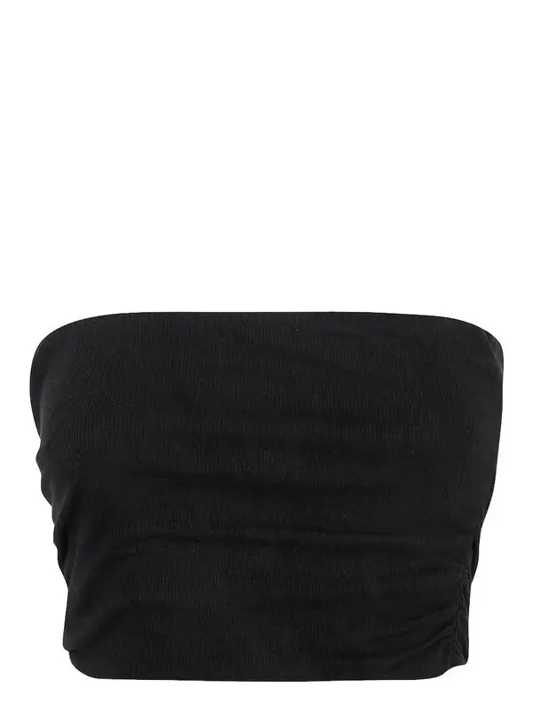THOM KROM Ruched Top - Black