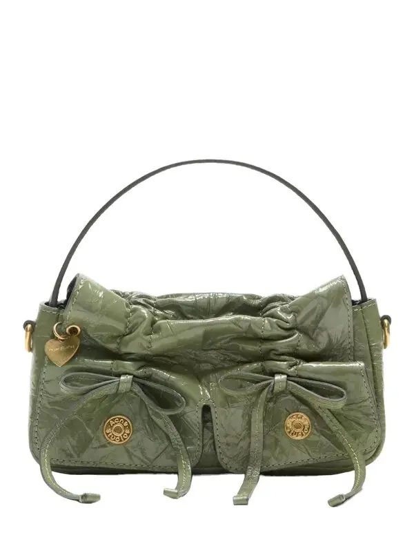 Acne Studios Bow-embellishment Tote Bag - Green
