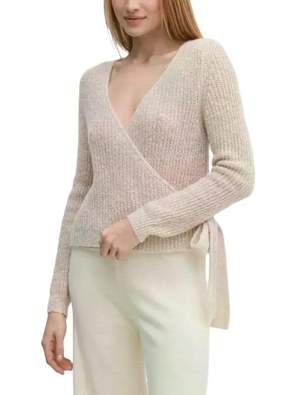 OUI Wrap Tie Cardigan - Neutrals