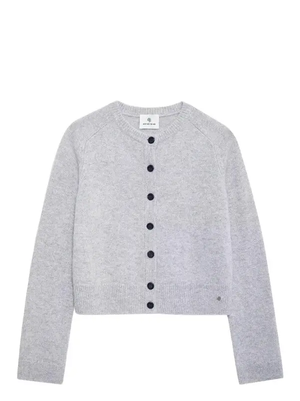 ANINE BING Joye Button-up Cardigan - Grey