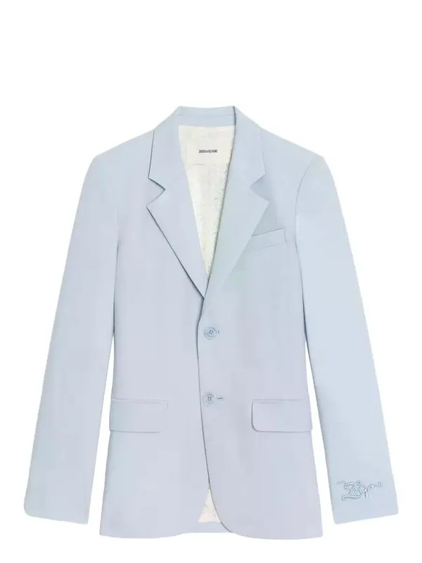 Zadig&Voltaire Vanille Embroidery Tailoring Blazer - Blue