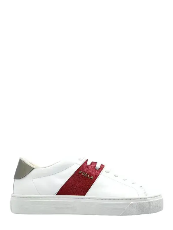 Furla Leather Low-top Sneakers - White