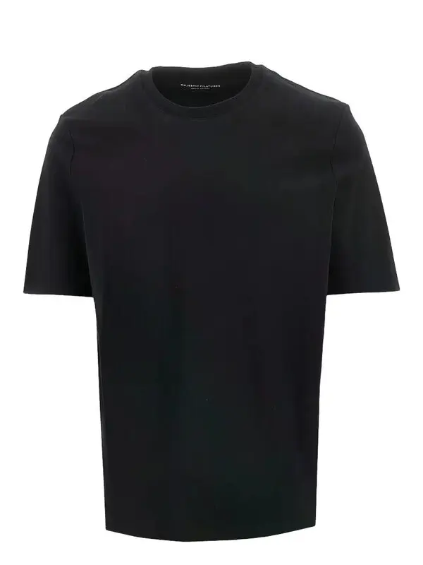 Majestic Filatures Round Neck T-shirt - Black