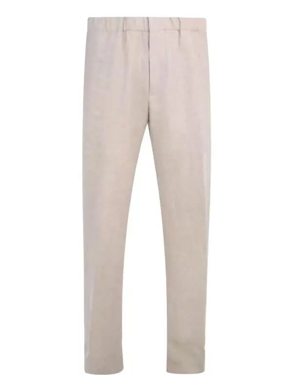 LARDINI Elasticated Trousers - Neutrals