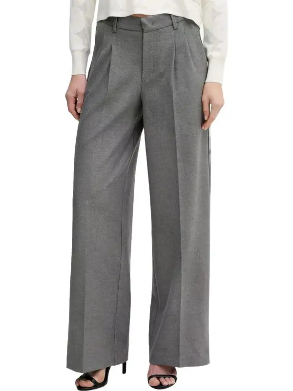 OUI Pleated Trousers - Grey