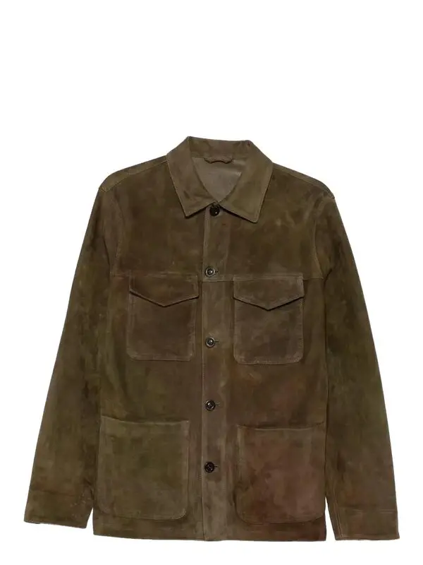 Boglioli Leather Jacket - Green