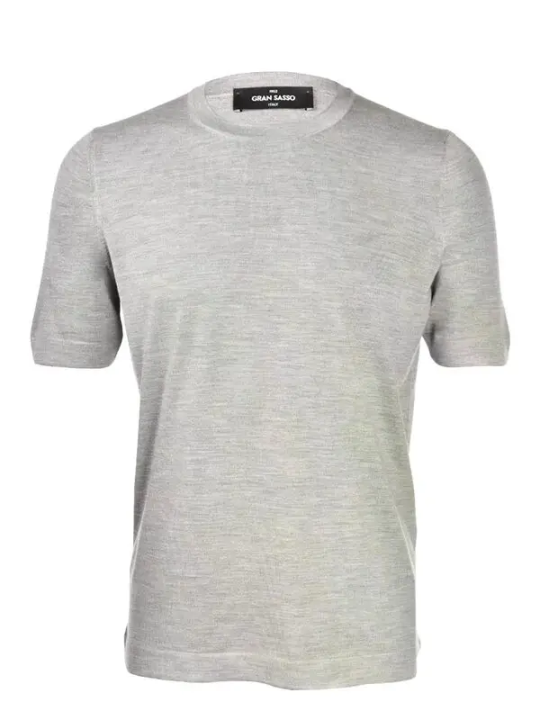 GRAN SASSO Crew-neck T-shirt - Grey