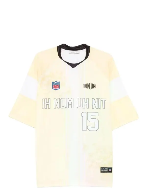 IH NOM UH NIT Floral Number T-shirt - Yellow