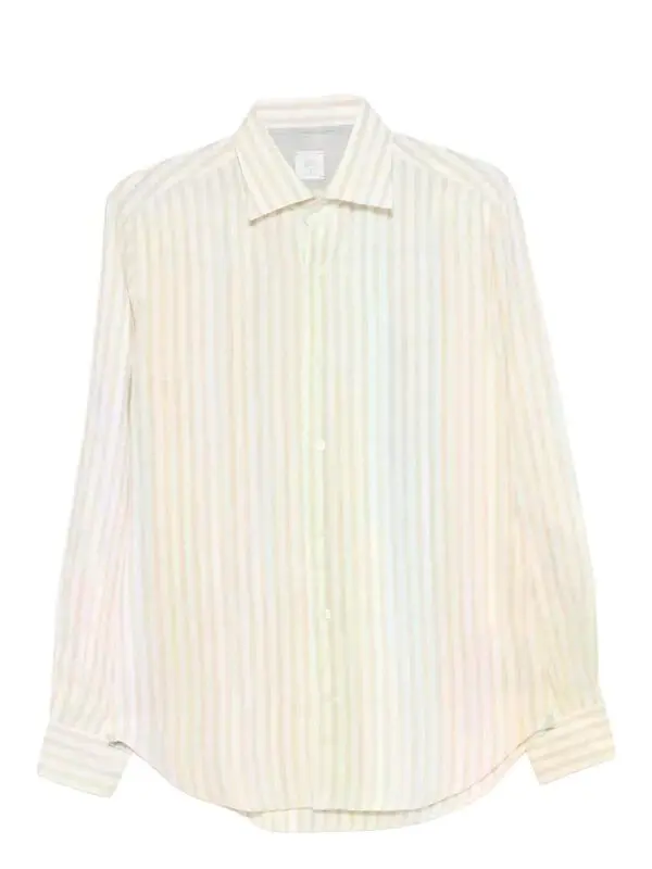 Eleventy Striped-pattern Shirt - Neutrals