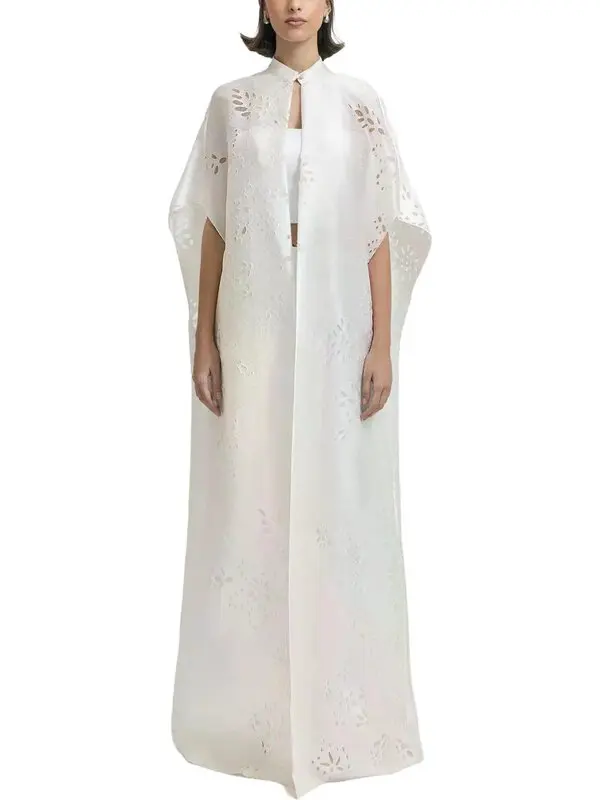 GEMY MAALOUF Floor-length Cape - White
