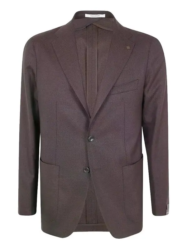 Tagliatore Notched-lapel Jacket - Brown
